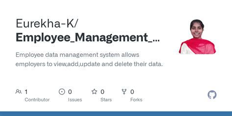Github Eurekha Kemployeemanagementsystem Employee Data Management System Allows Employers