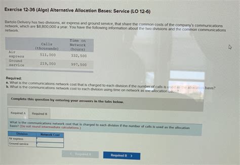 solved exercise 12 36 algo alternative allocation bases