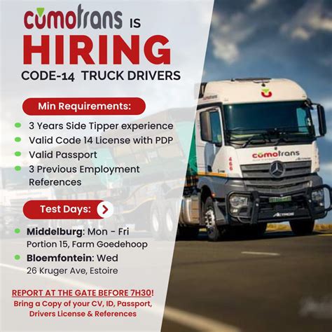 Are You A Code 14 Driver Head Comotrans Bulk Transport