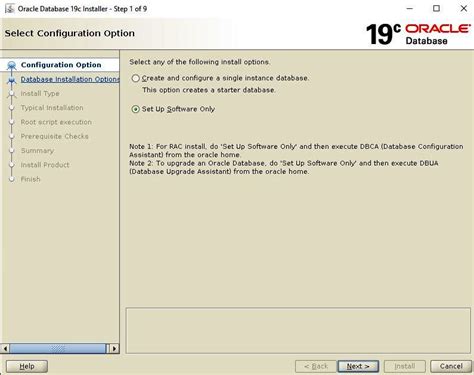 how to install oracle database 19c on linux step by step