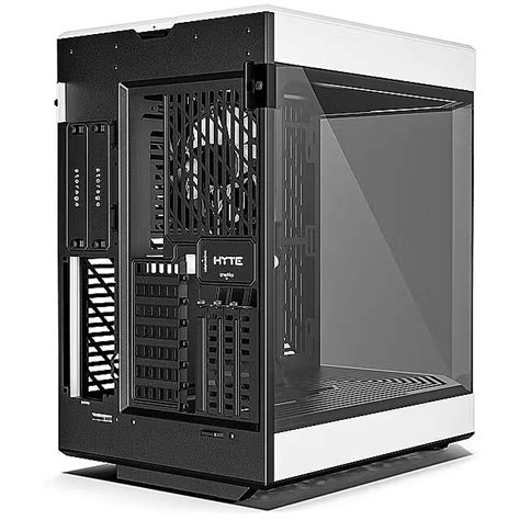 Hyte Y60 Tempered Glass Black White Pci E 4 0 Riser Cs Hyte Y60 Bw