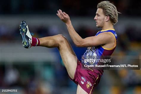 Kai Lohmann Of The Lions Kicks A Goal During The 2024 Afl Round 10 News Photo Getty Images