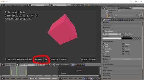Animation How To Display The Current Frame Number As Part Of The Open GL Render Blender