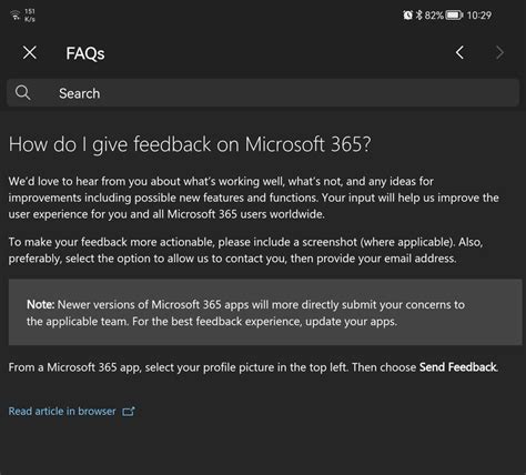 Bug In Outlook Mobile App Android How To Report Microsoft