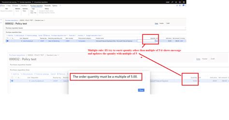 Purchasing Policies Purchase Requisition Control Rules In Microsoft