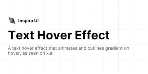 Text Hover Effect Inspira Ui