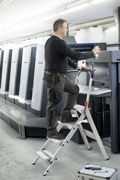 Mini Escalera De Aluminio Hailo St100 Topline