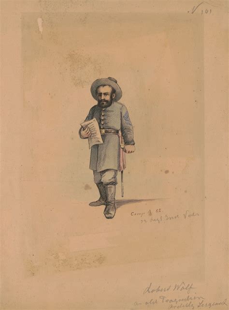 Orderly Sergeant Robert Wolff Company A 1862 Artvee