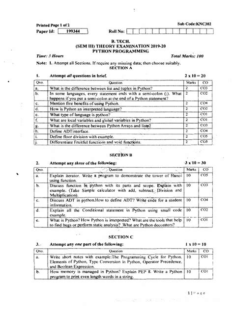 Python Programming Knc 302 Pdf