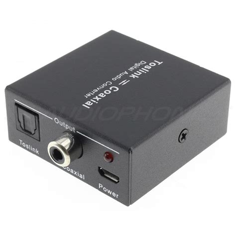 Toslinkcoaxial To Toslinkcoaxial Optical Spdif Converter Adapter
