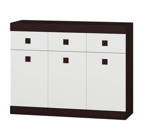 ᐉ Великий комод Еверест Соната 6 телескопічні направляючі 3 шухляди Венге Білий • Краща ціна в