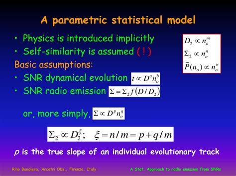 Ppt Outline Regularities In Radio Emission Of Snrs Parametric