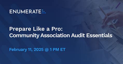 Prepare Like A Pro Community Association Audit Essentials