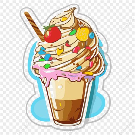 아이스크림 클립 아트와 스티커 일러스트 벡터이스트상표 Png 일러스트 무료 다운로드 Lovepik