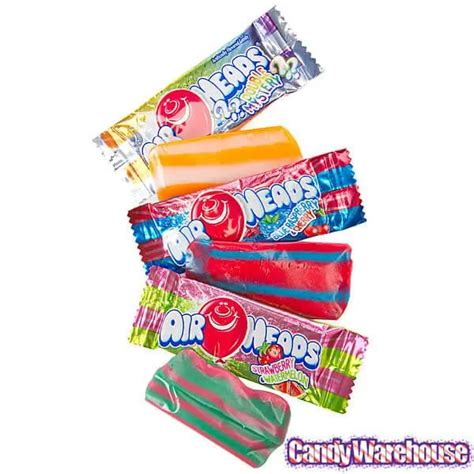 Airheads Striped Taffy Mini Candy Bars Packs 12 Piece Box Candy Store