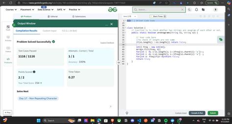 gfg160 gfg160 geekstreak2025 160daysofcode codingchallenge