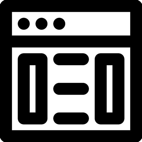 Browser Ui Vector SVG Icon SVG Repo