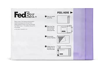 Ecomm Fedex Pouches Case Of 500 Limit 2 Per Order