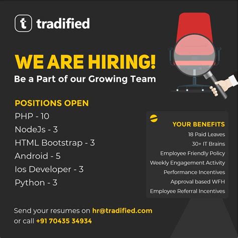 Tradified On Linkedin Itrecruitment Phpdeveloper Iosdeveloper