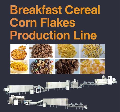 Corn Flakes Processing Line Corn Flakes Machine Automatiquecorn