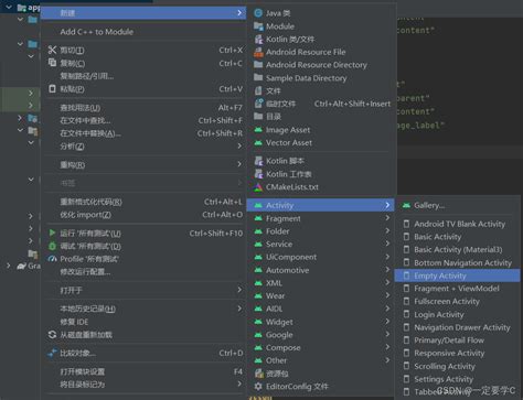 Android Studio新建并运行特定Activity android单独运行指定的页面 CSDN博客
