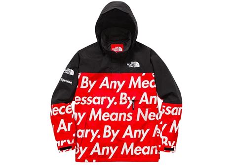 Supreme X North Face Jacket By Any Means Necessary Top