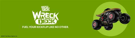 Tech Deck Wreck Deck Monster Jam Official Monster Jam Superstore