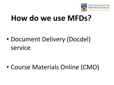 Mfds In Your Library Ppt Mfds In Your Library Ppt