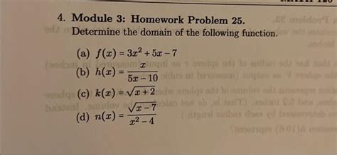 Solved 4 Module 3 Homework Problem 25 Determine The