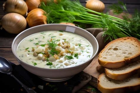 Premium Ai Image Clam Chowder Soup