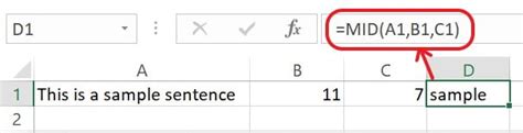How To Use Excel Mid Function Excel Guruji