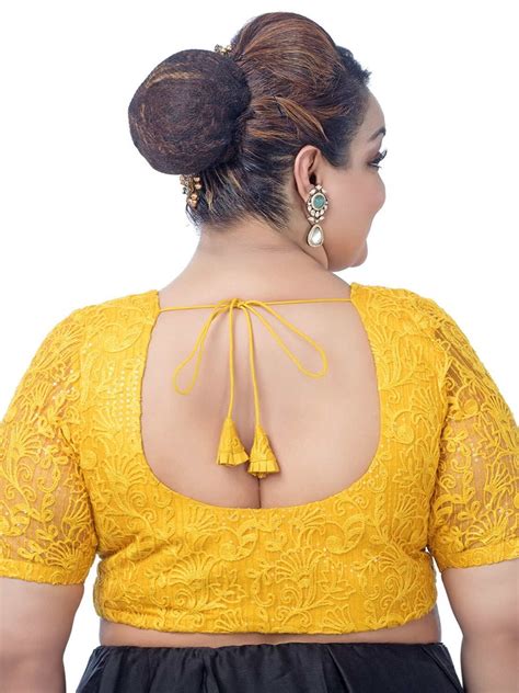 Readymade Plus Size Blouses Online Ready To Wear Plus Size Blouse Online