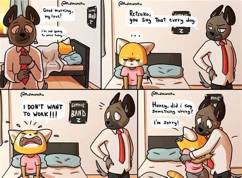 Aggretsuko Comic Haida And Retsuko Say Wrong By Huyvo2001 On Deviantart