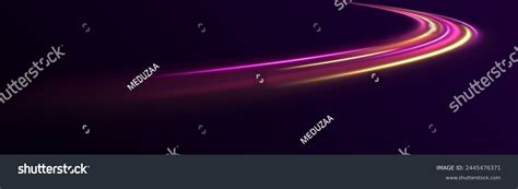 Big Data Traffic Visualization Dynamic High Stock Vector Royalty Free