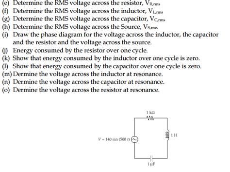 Voltage Across Resistor And Inductor