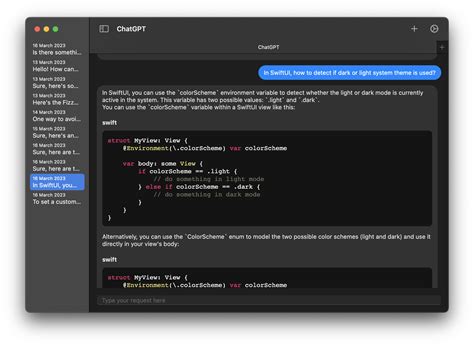 A Simple MacOS Client Made With The Help Of ChatGPT To Interact With Modern AI Tools