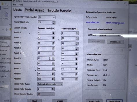 Bafang Programming Cable Venture Scooters
