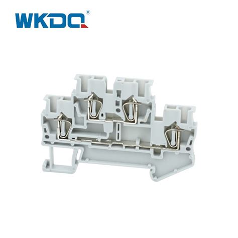 China Cheap Double Level Spring Terminal Block Suppliers Manufacturers Factory Direct