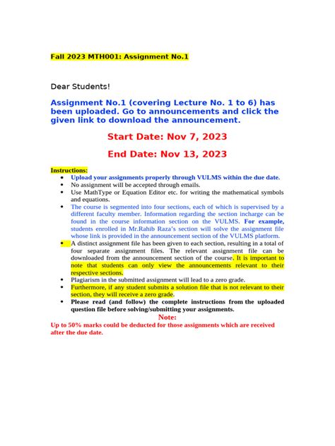 Fall 2023mth0011 Pdf
