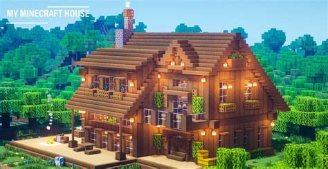 Minecraft Build A Beautiful Wooden House Easily