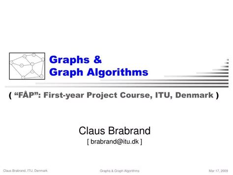 PPT Graphs Graph Algorithms PowerPoint Presentation Free Download ID