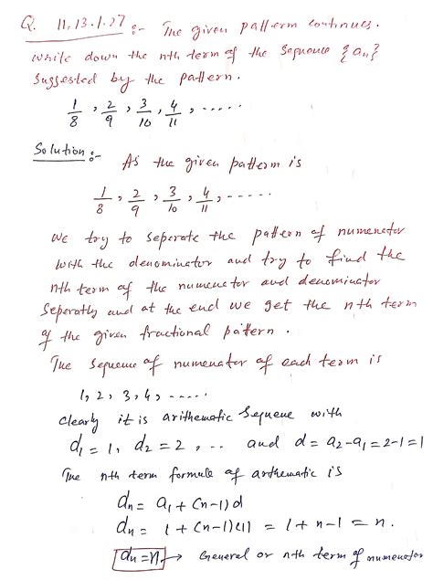 Solved Determine The First Five Terms Of The Sequence Whose General