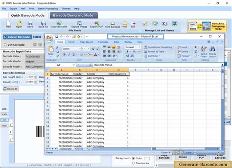 Barcode Maker Software Export Option Generate Barcode Com