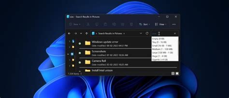 How To Use File Explorer Size Filter In Windows 11 Technoresult
