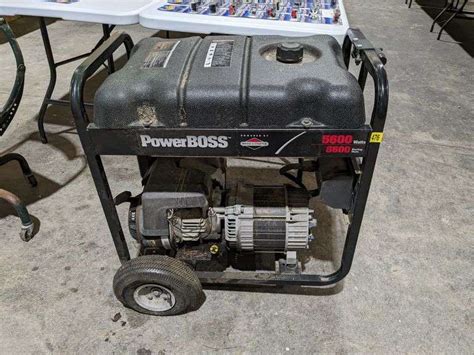 Power boss 5600 watt generator (runs no power output) - South Auction