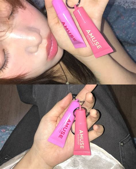 Amusefriends New Arrival Everyday Everywhere With Amuse Caretint Lip Balm Keyring ️‍🔥