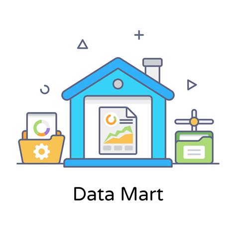 Business Data Inside Warehouse Showcasing Data Mart Icon 6216212 Vector Art At Vecteezy