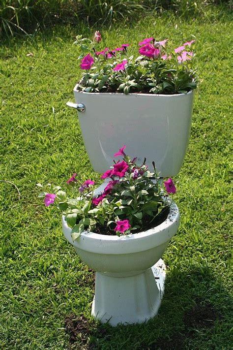 Toilet Flower Planter