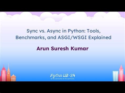 Free Video Sync Vs Async In Python Tools Benchmarks And Asgiwsgi