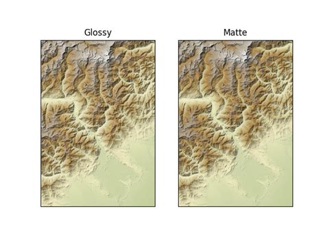 Hillshade Colormaps — Hyoga 031 Documentation